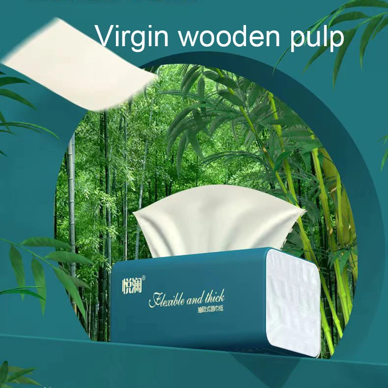 Custom And Promotional Printed Virgin Wooden Small Facial Tissue Pack ...