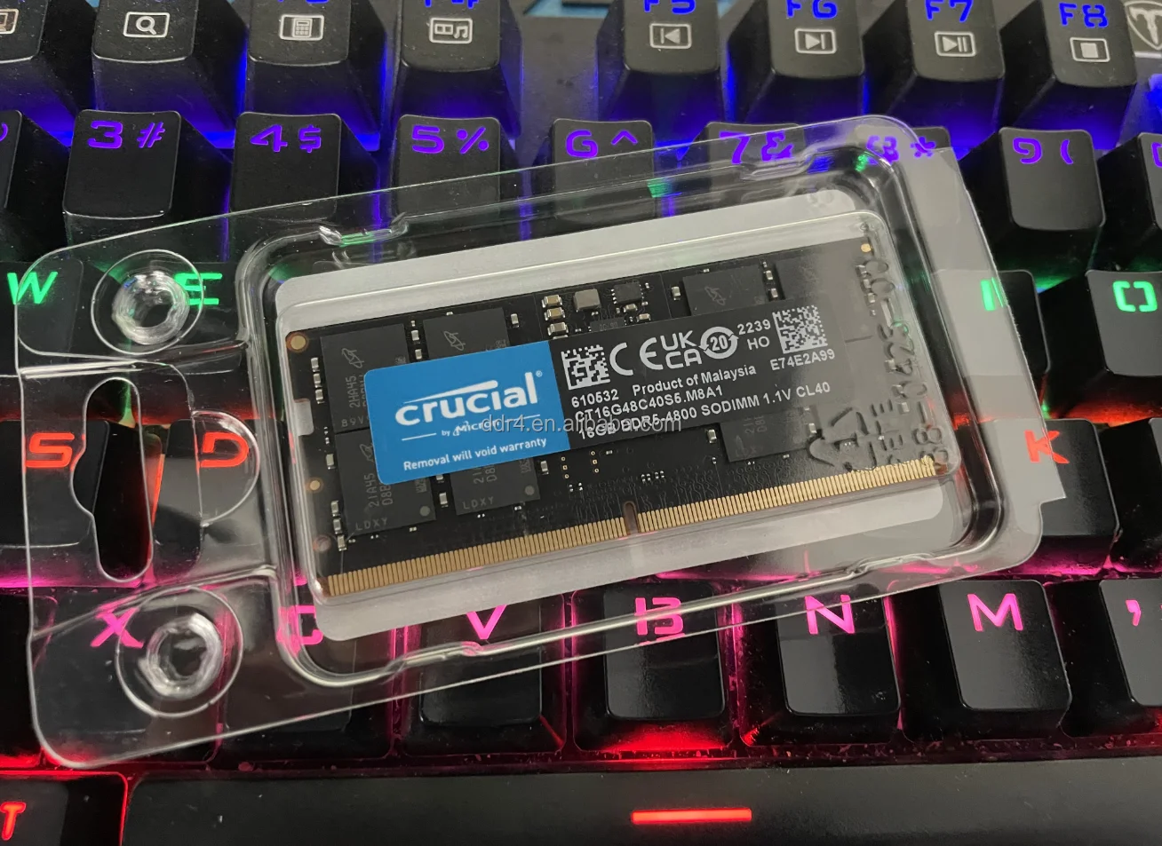Laptop RAM Crucial for Notebook Module, SO-DIMM, DDR5, 8GB, 16GB, 32GB ...