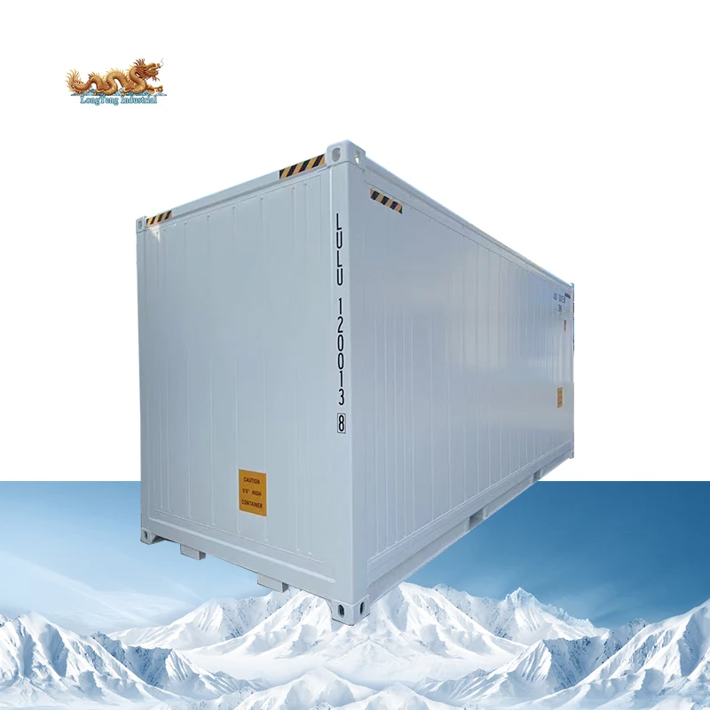 20ft High Cube PU Foam Insulated Reefer Shipping Container without ...
