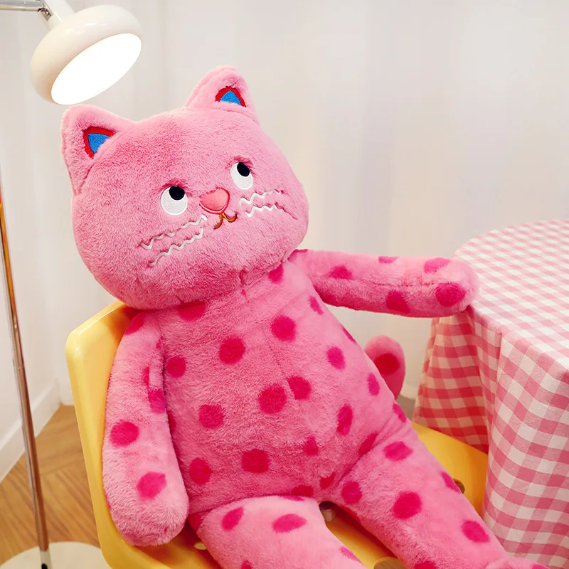 Pok Dot Cat Plush Toy Cute Cat Doll Bedroom Decoration Christmas Gift ...