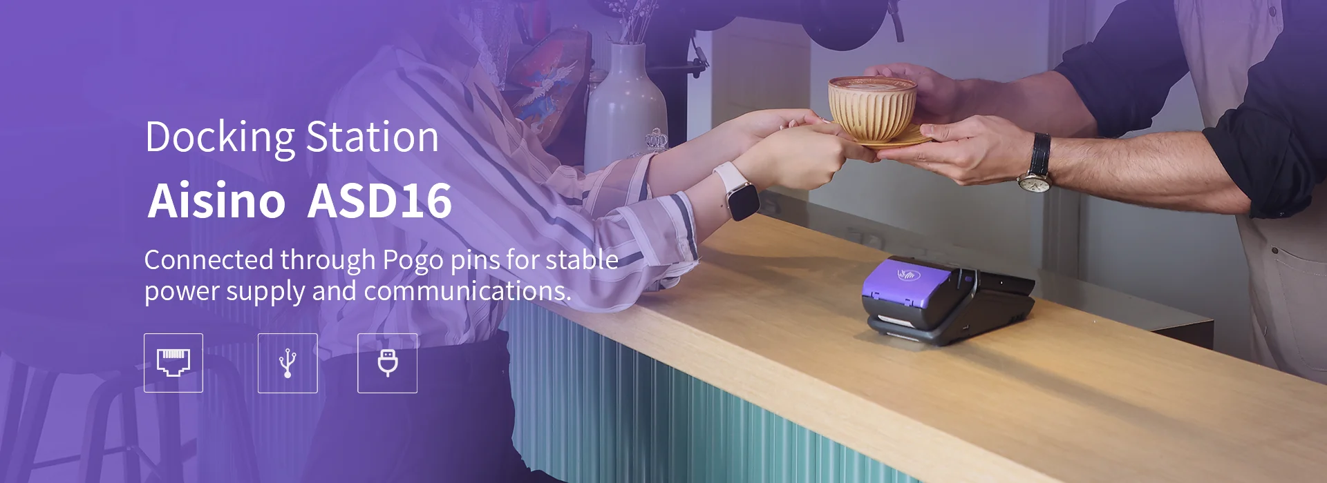 Aisino POS Terminal Power Supply Base - Reliable & Efficient