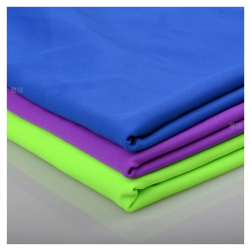 High Quality 82 Nylon 18 Spandex Lycra Swimwear Fabrics Knitted 4 Way