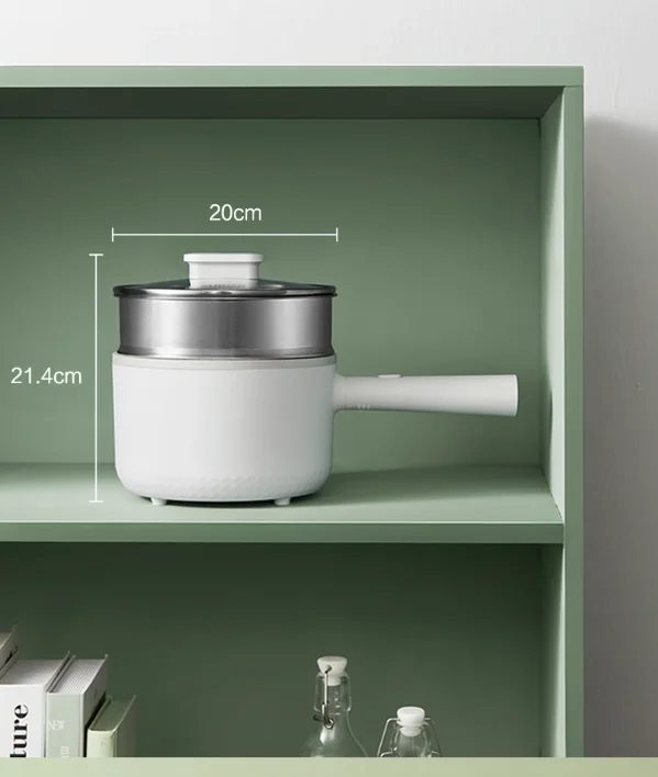 Dormitory Mini Nonstick Pot Electric Multi Cooker 2l Pots Cooking Set ...