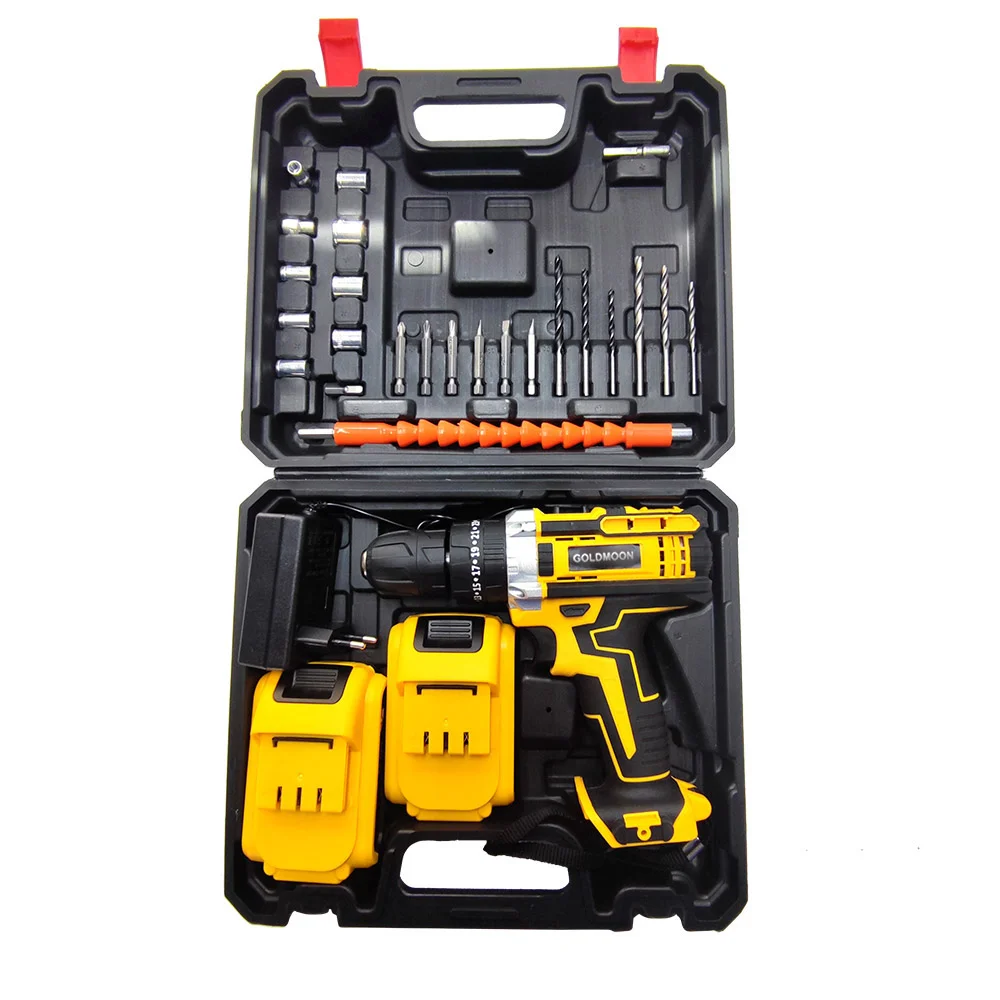 GOLDMOON Mini Power Drilling Machines - Cordless & Versatile