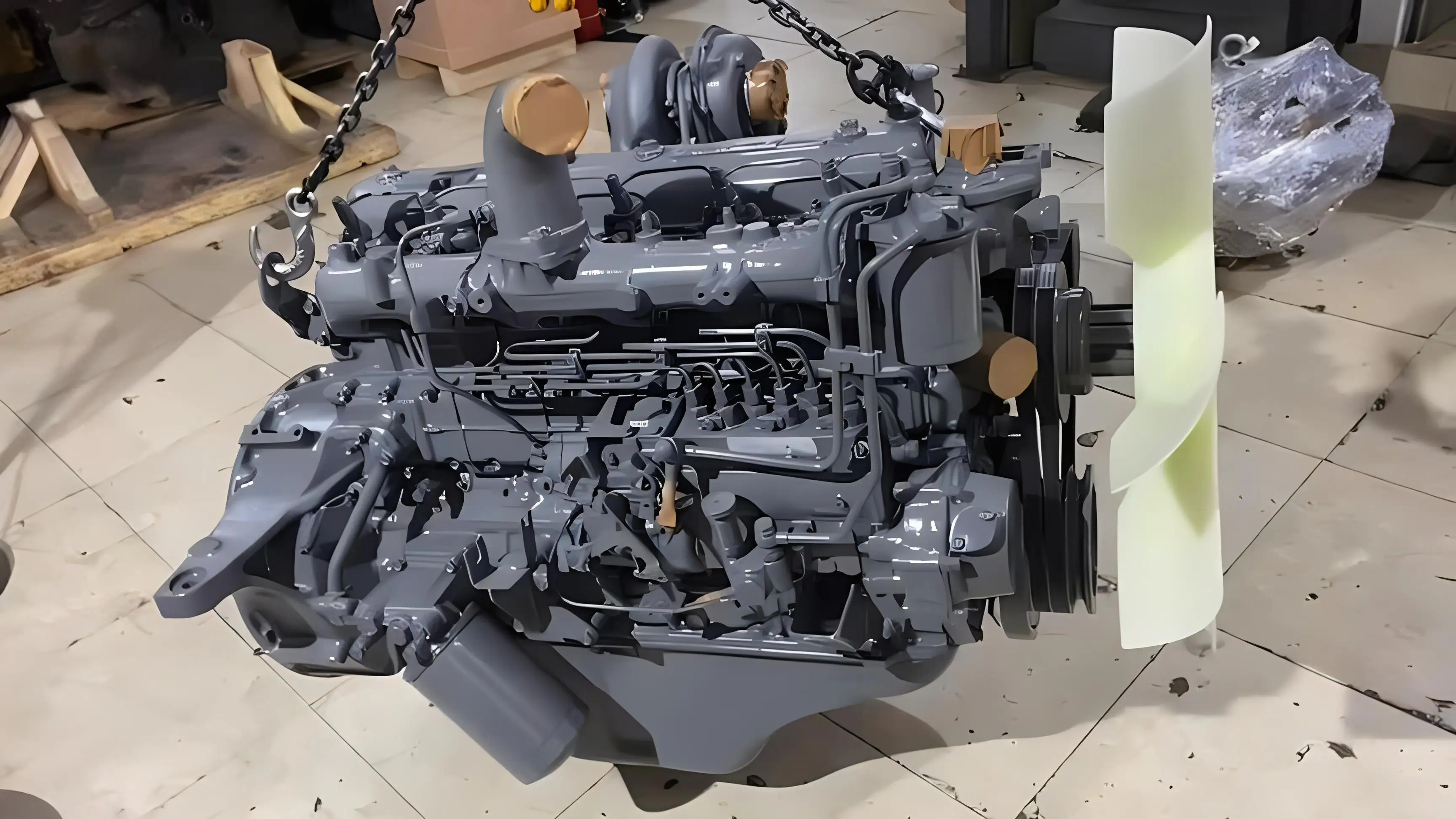 Genuine New Isuzu CC-6BG1TRP-06 Diesel Engine 128.5kW for Sany ...