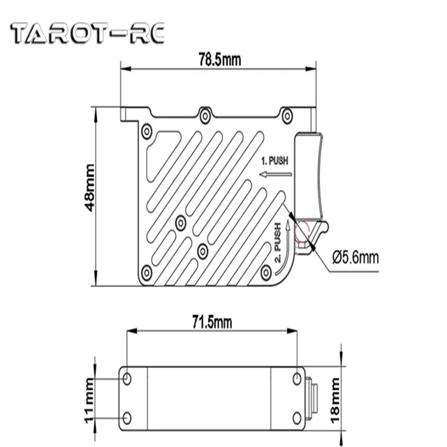 Tarot Tl2962 Model Airplane Multi Rotor Airdrop Parabolic Device ...