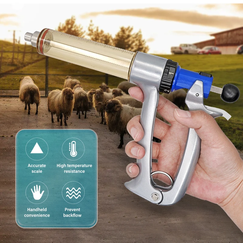 Veterinary Pistol Syringe - Efficient Animal Vaccination