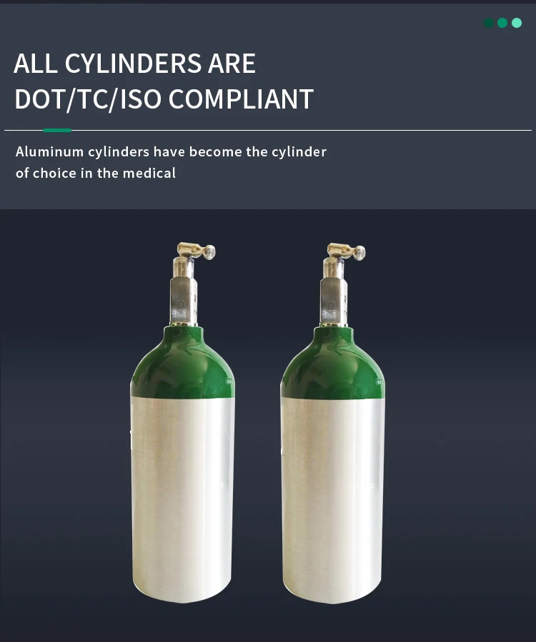 Cilindro De Oxígeno De Aluminio,Cilindro De Oxígeno Con Diseño De Dot ...