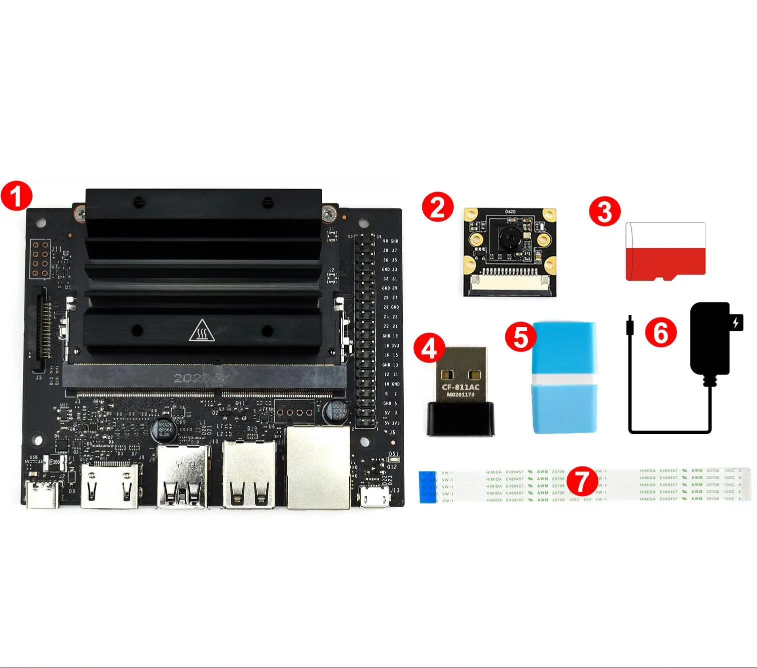 Nvidia Jetson Nano 2gb Development Pack Camera Kit For Ai Vision ...