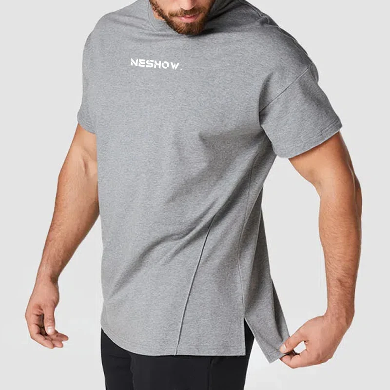 High Quality 60% Cotton 35% Polyester 5% Spandex Men T-shirt Custom ...