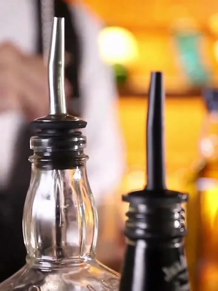 Stainless Steel Pourers Speed Wine Bottle Pourer Olive Oil And Vinegar ...