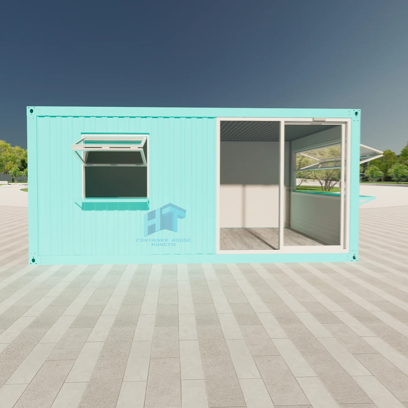 Luxury 20ft 40ft Prefabricated Modular Container Retail Store ...