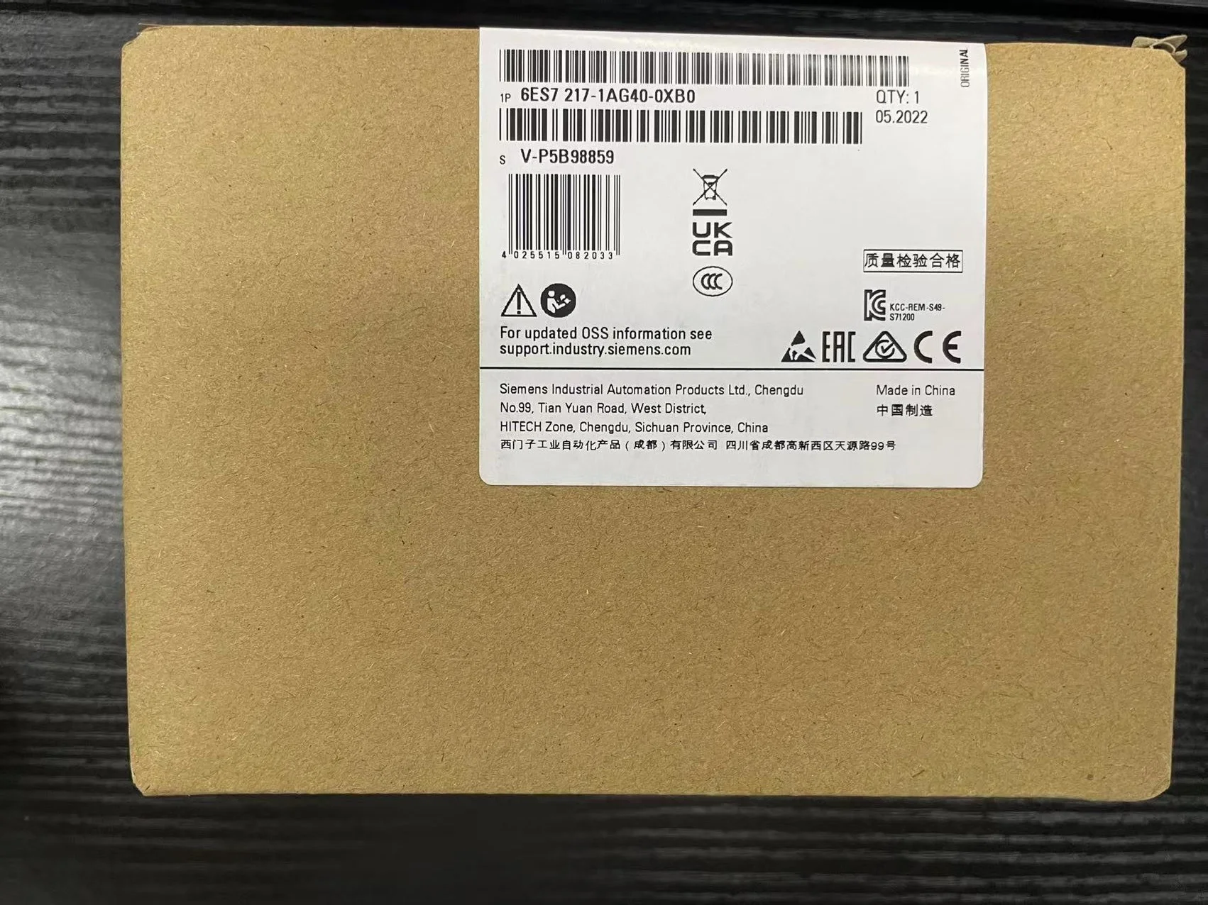 SIMATIC S7-1200 CPU 1217C DC/DC/DC 14DI/10DQ/2AI/2AO 6ES7217-1AG40-0XB0 ...