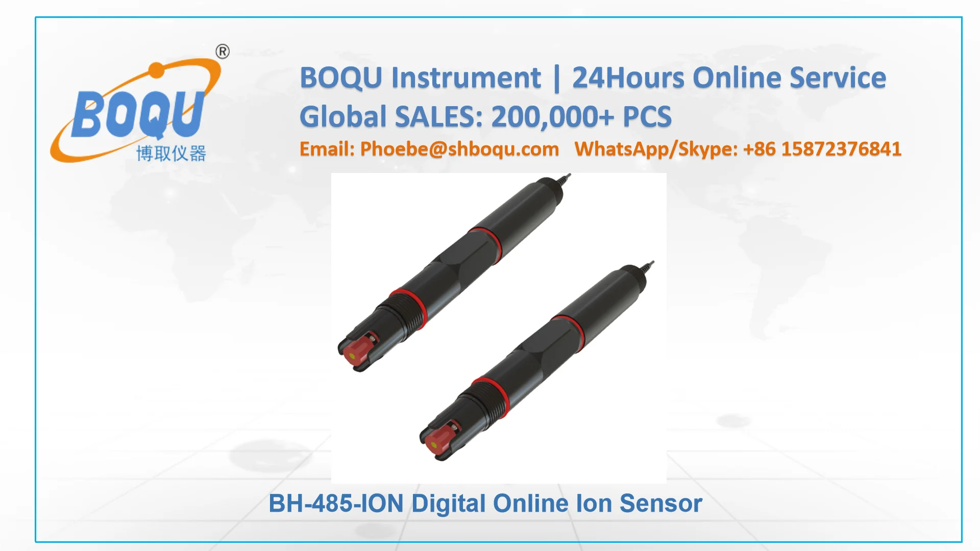 BOQU BH-485-ION Sensor for Realtime Calcium Measurement