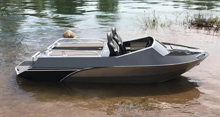 Kinocean Tiny Aluminum Speed Jet Inflatable Boat - Fun & Portability