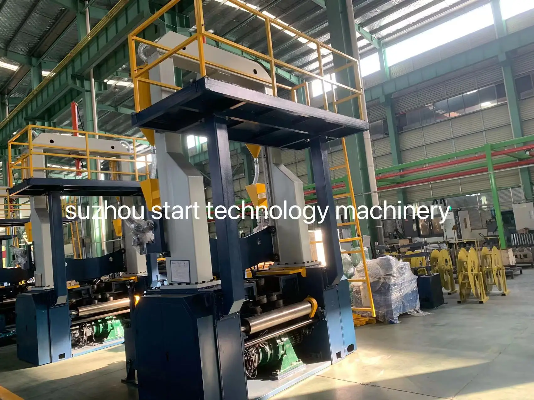 Automatic CNC H Beam Assembly Fabrication Line Welding Straightening ...