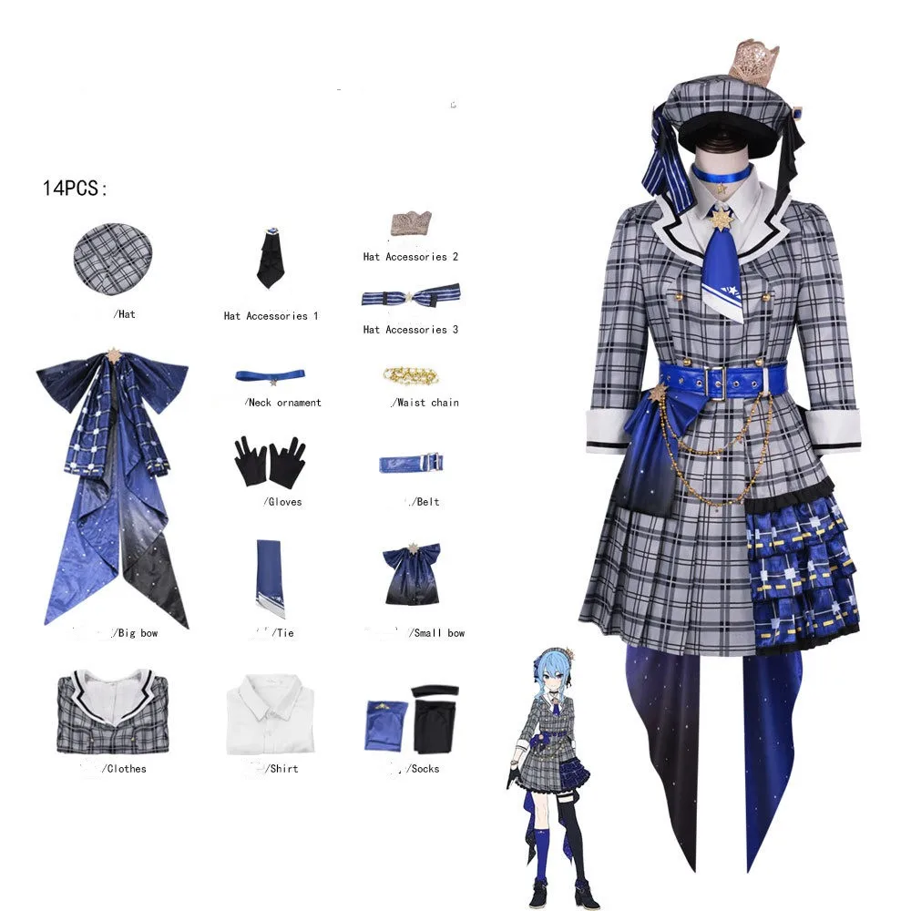2024 Virtural Hololive YouTuber Hoshimachi Hosimati Suisei Outfits ...