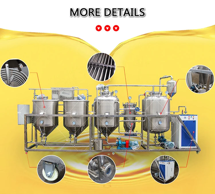 High Quality 1 Tpd Small Scale Palm Sunflower Peanut Soybean Oil ...