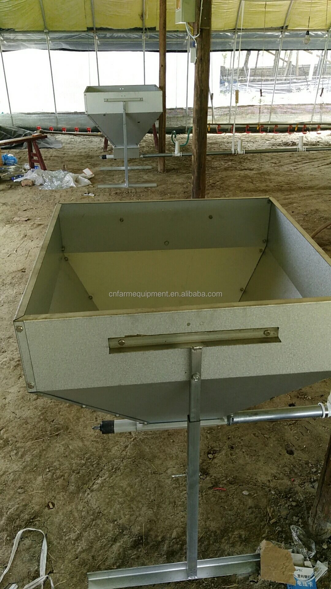 Galvanized Feed Hoppers for Poultry Farms - Durable & Efficient