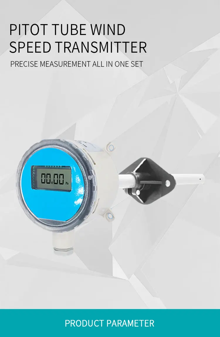 Customizable Submersible Pitot Tube Wind Speed Sensor