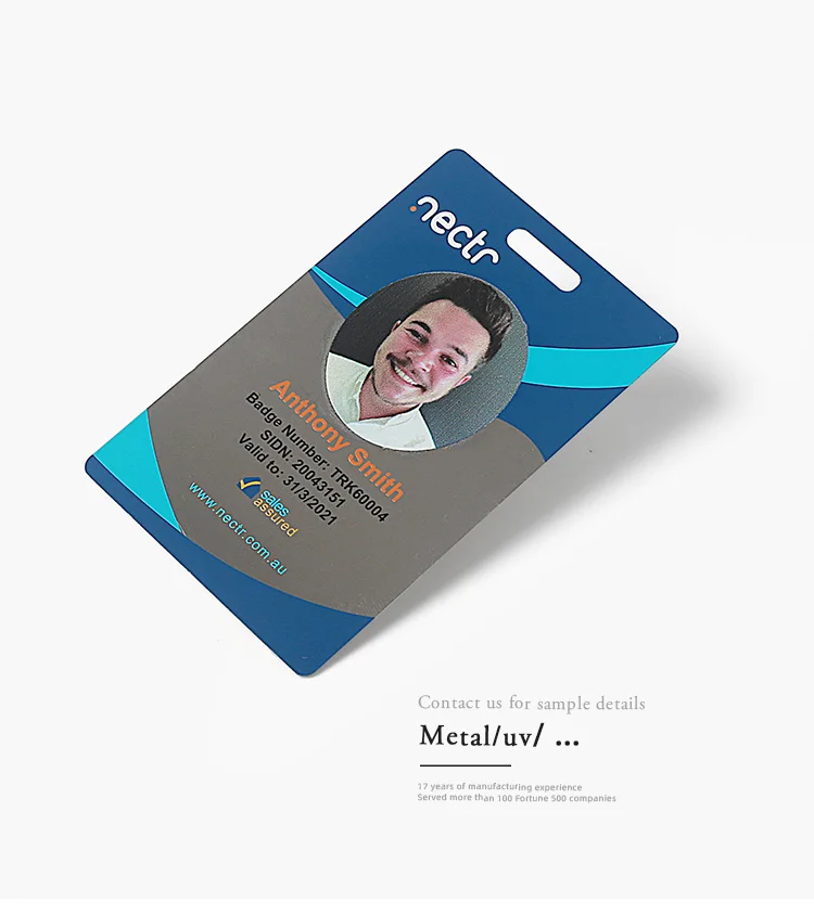 Employee Id Card Printing Factory Customized Plastic Student Id Card ...