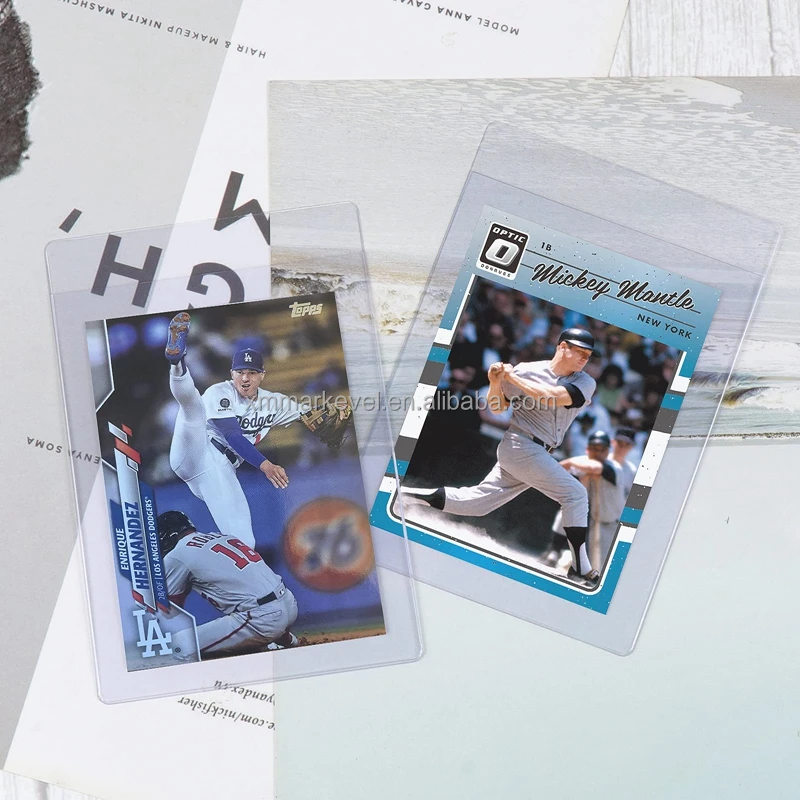 New Semi Rigid Card Holder Card Sleeves Grading Submissions Protective ...