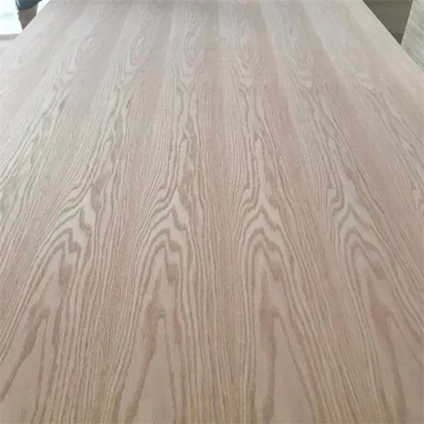 Professional Red Oak Veneered Sheet Red Oak Plywood Factory 4*8ft Red ...