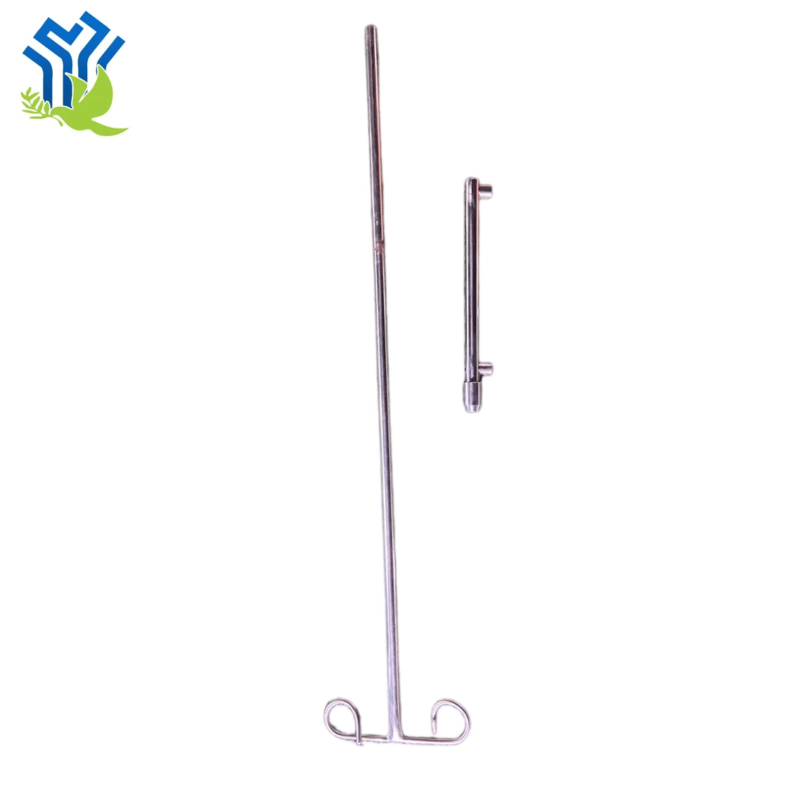 Hospital Adjusted Height Medical 2 Hooks Iv Pole Infusion Drip Stand ...