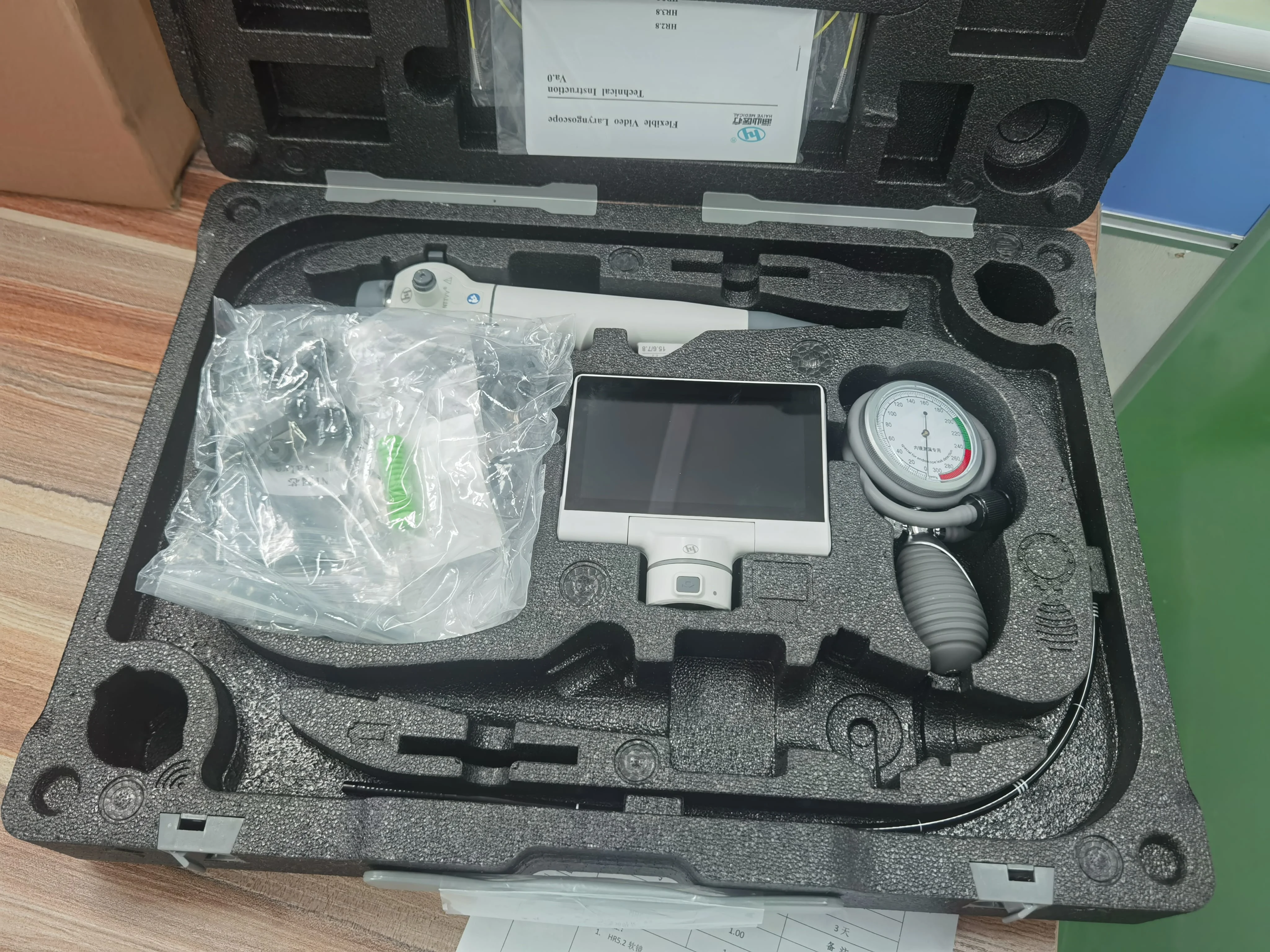 Anesthesia Intubation Equipment Flexible Video Laryngoscope With Hd ...