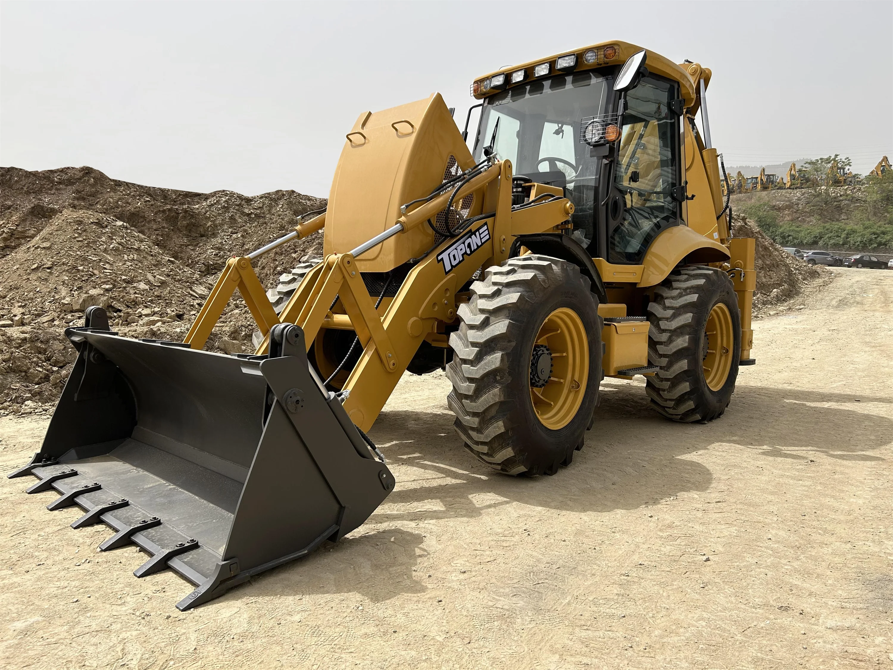 Topone Tbl388h 4x4 Backhoe Loader Retroexcavadora China Wheel Mini ...
