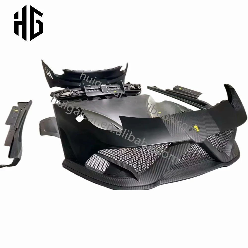 Msy Style Wide Body Kit Side Skirts Engine Hood for Ferrari F12 Front ...
