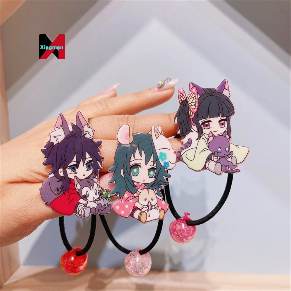 Anime Children's Cartoon Nezuko Demon Slayer Kimetsu No Yaiba Barrettes ...