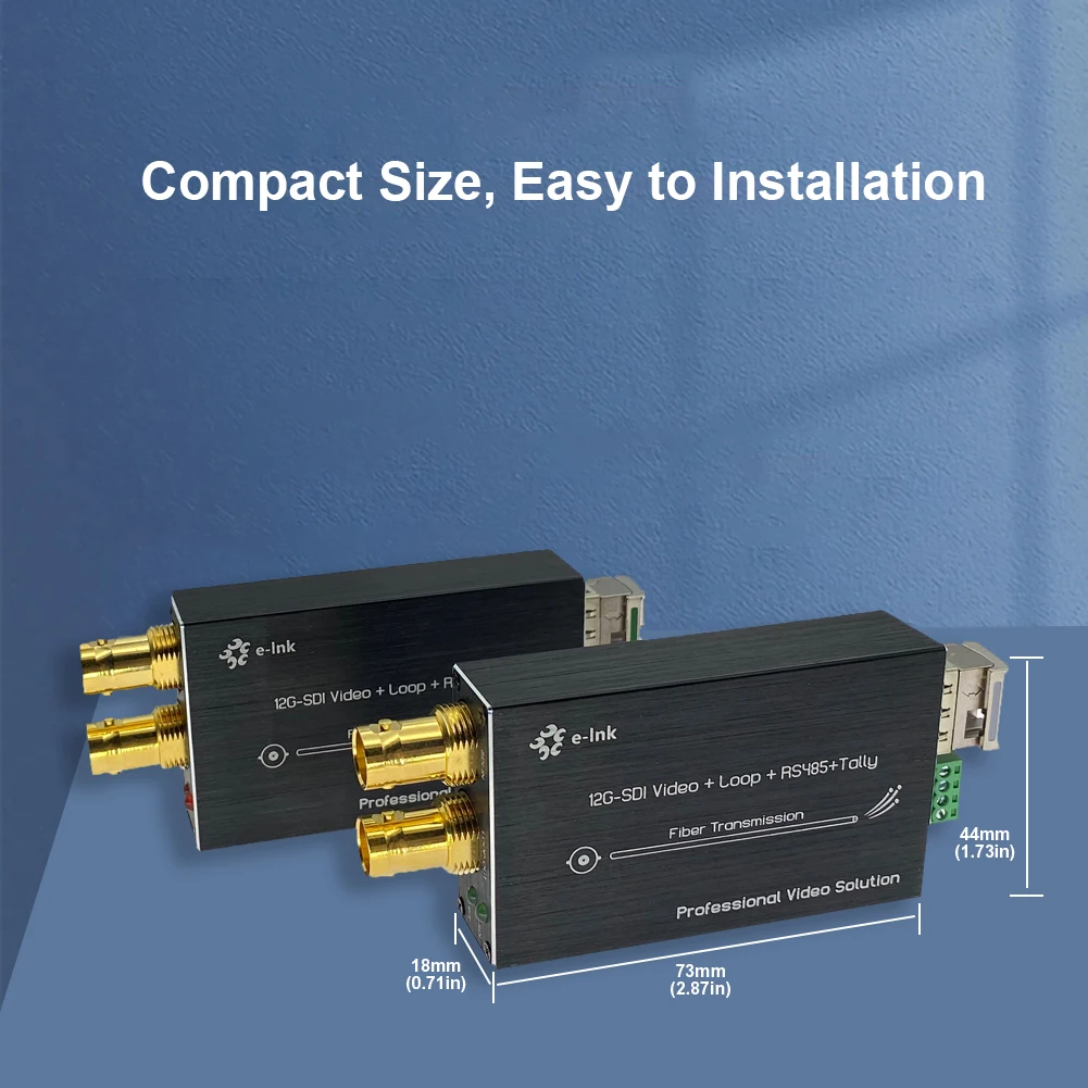 12G SDI Fiber Converter - Reliable Video Transmission