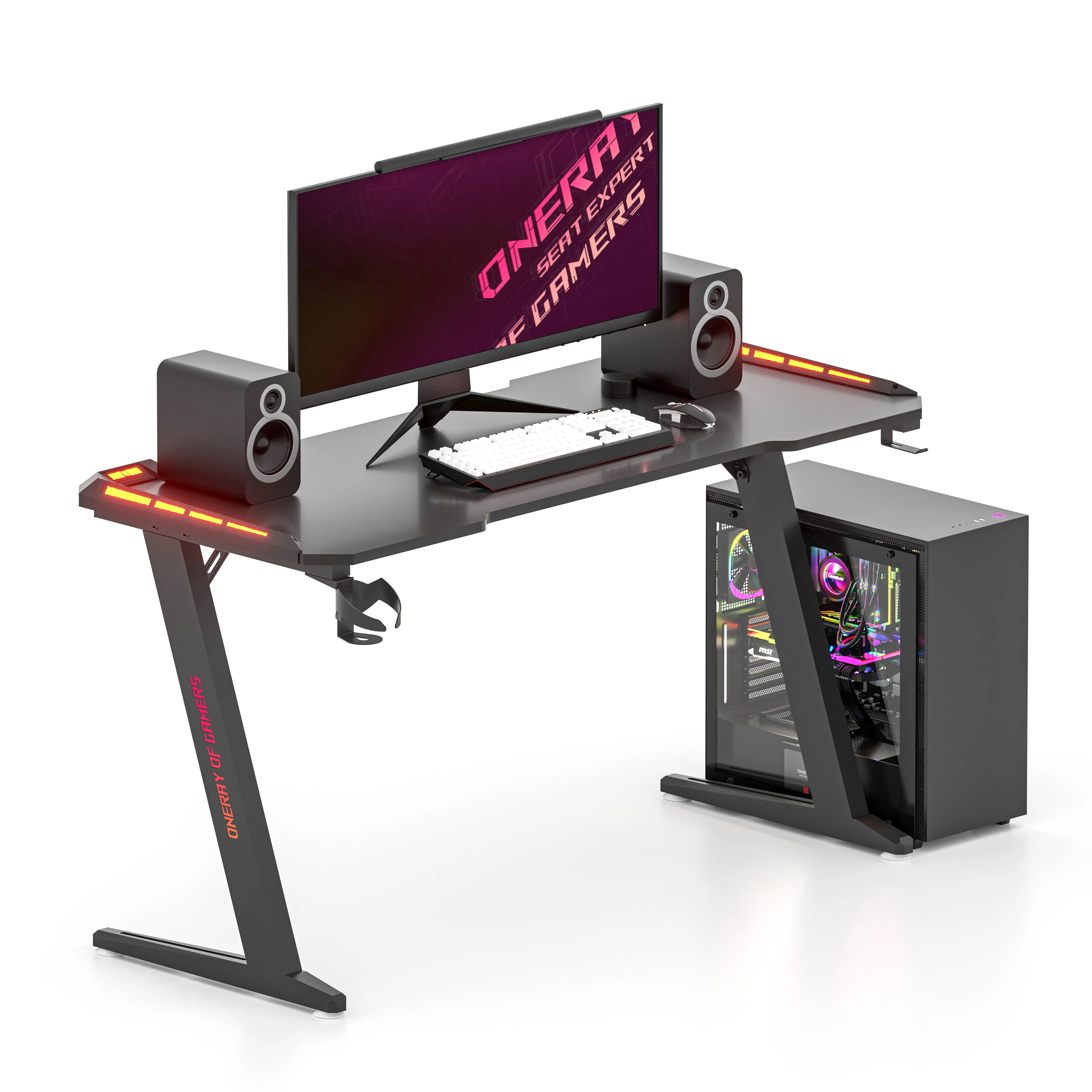 JOHOOFURNITURE Foshan Factoryl Esport Gaming Desk Computer Game Hotsell ...