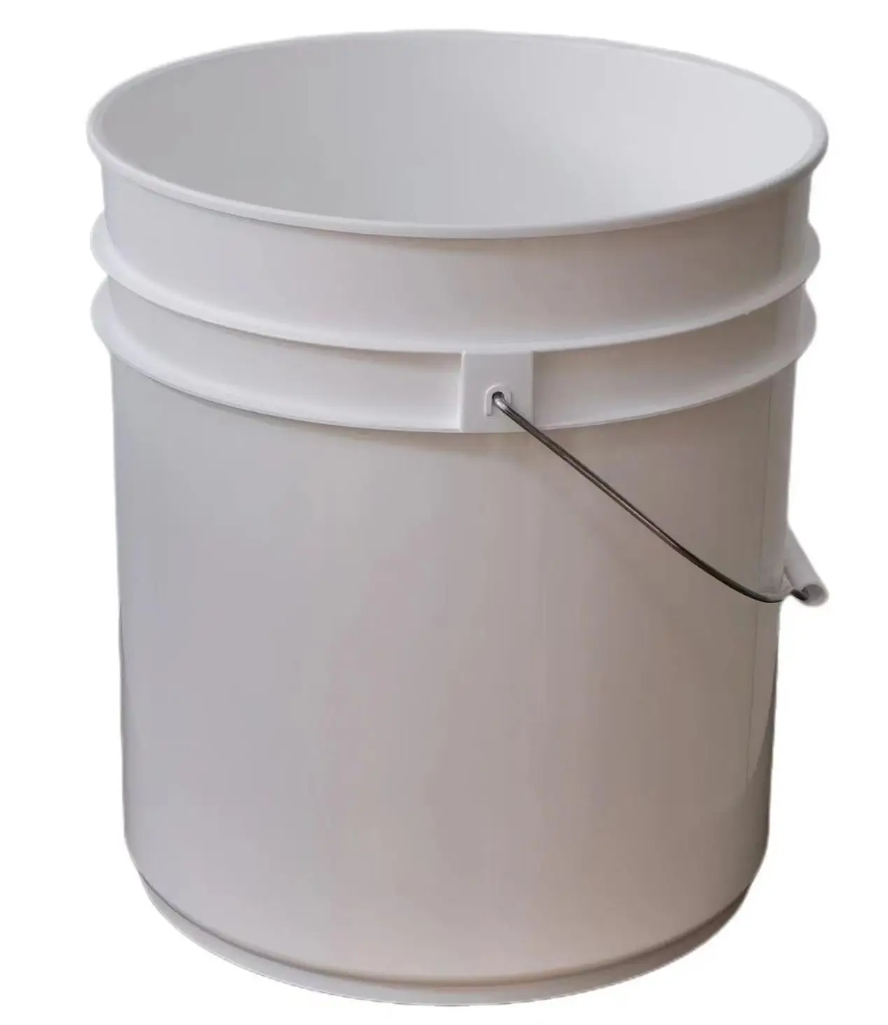 32lbs 5 Gallon Straight Sided Plastic Chemical Food Bucket with Lid and Metal Handle Alibaba