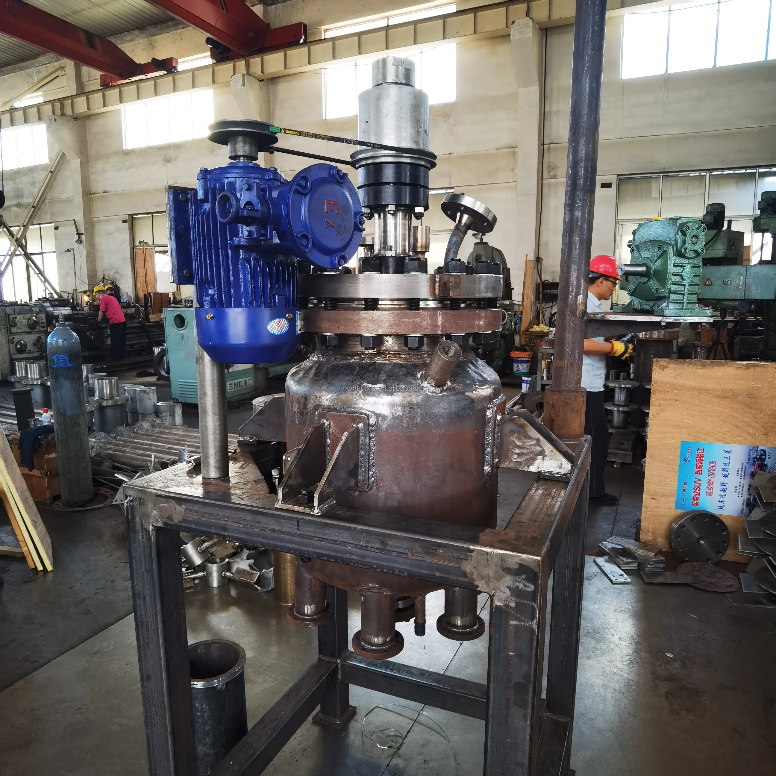 20L High Temperature High Vacuum Agitator Magnetic Mixer