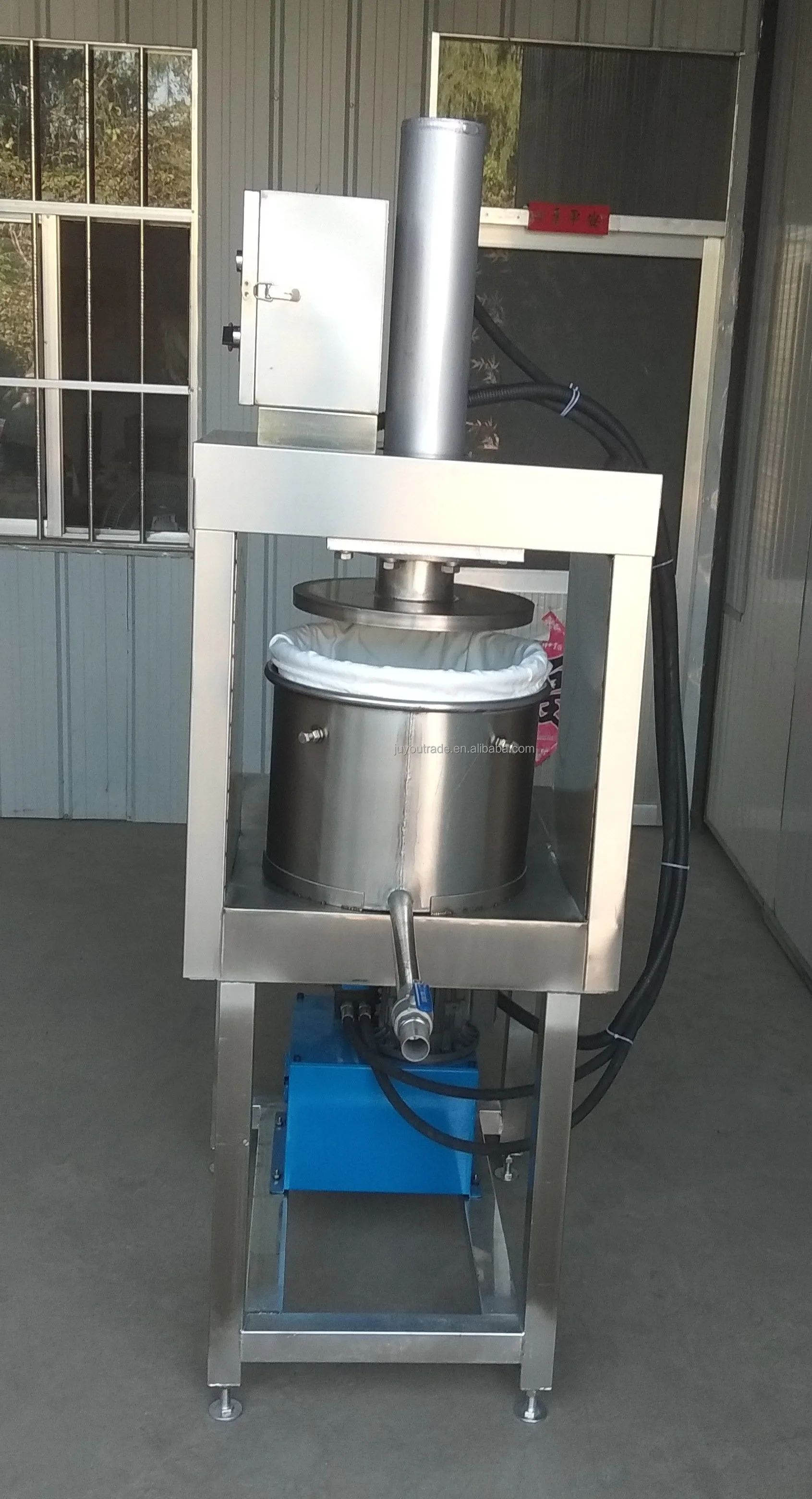 30l 300l Hydraulic Stainless Steel Grape Wine Press Machine Fruit Juice ...