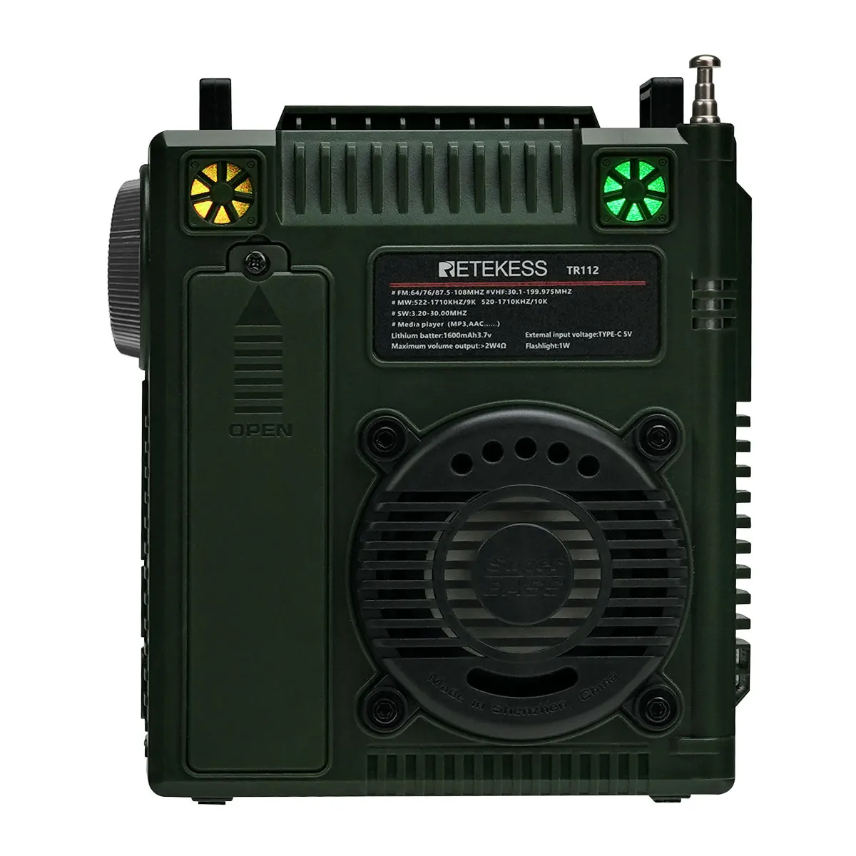 Retekess TR112 Multi-band Portable VHF Ham Radio with DSP, Digital ...