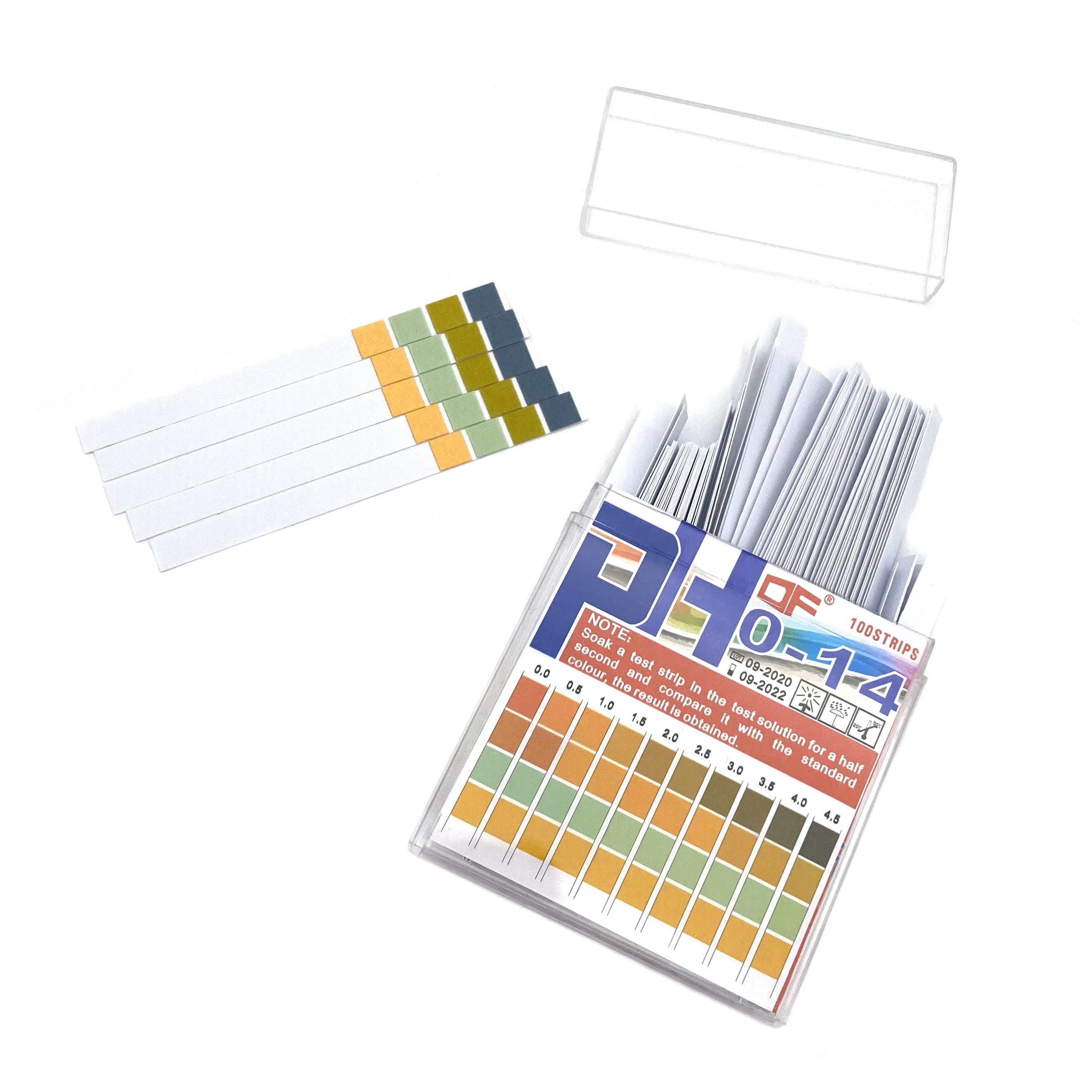 Four-color PH Acid-base Strips Test Paper 0-14 Grade 0.5 Scientific ...