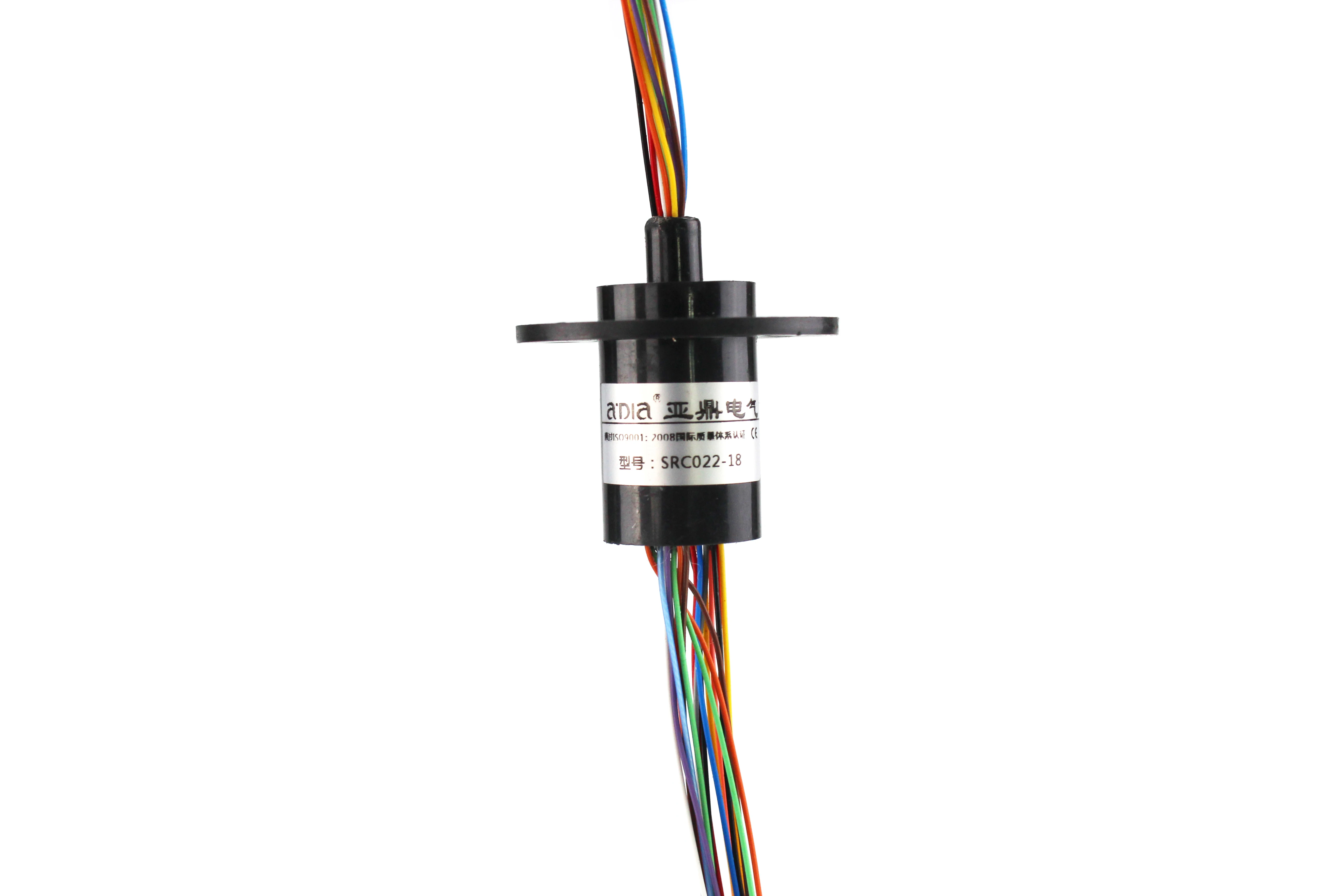 SRC022-18 Mini Electrical Capsule Slip Ring Rotating Connector