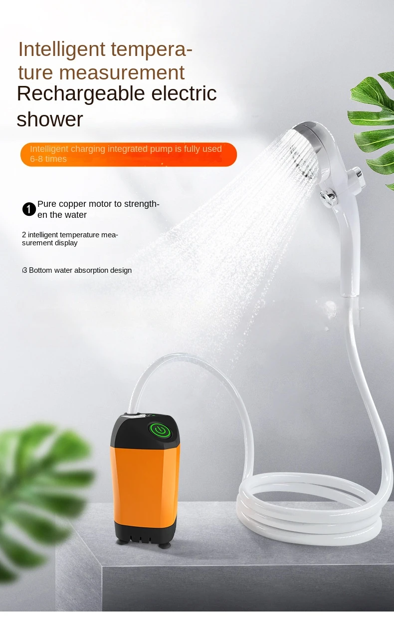 2024 Outdoor Electric Shower - Portable Camping Solution