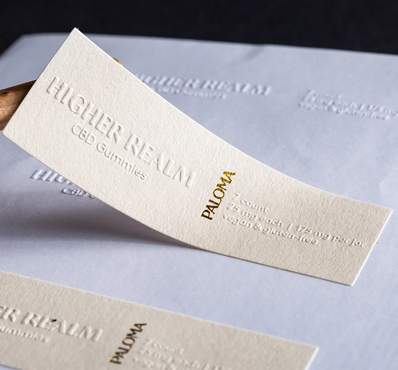 Custom Luxury Sticker Logo Wholesale for Cosmetic Packaging