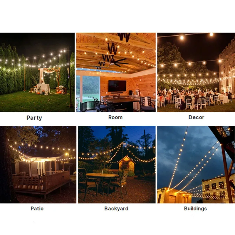 10 Led Per Meter Starry Fairy String Lighting Waterproof Holiday ...