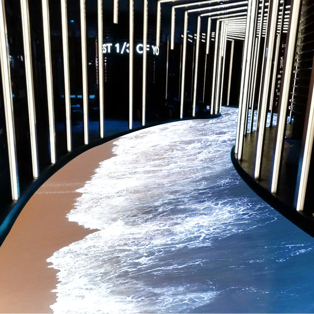 Full Color Smd P3.91 P4 Interactive Dance Floor Advertising Panel Tile ...