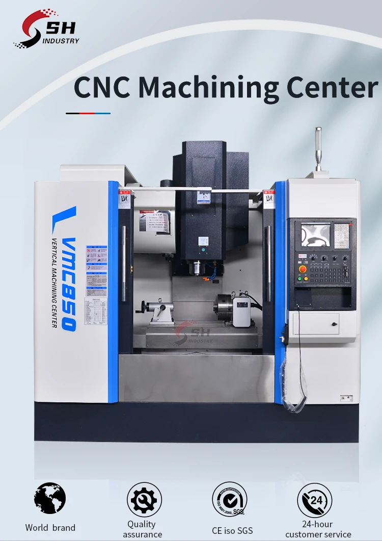 High-precision Vmc850 Five-axis Cnc Vertical Machining Center - Buy 5 ...