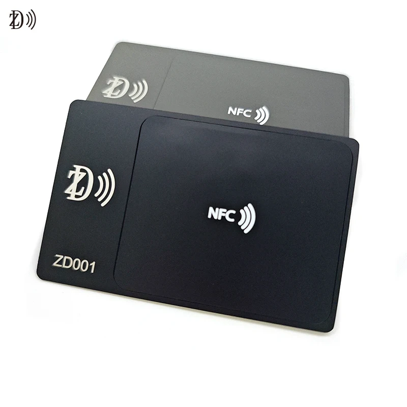 Luxury Metal Nfc Card Rfid Card Laser Printing 13.56mhz Ntag213 Gold ...