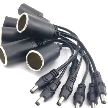 Car Mounted 12v24v Universal 10a 120w All Copper Dc5521 Male Lead Wire ...