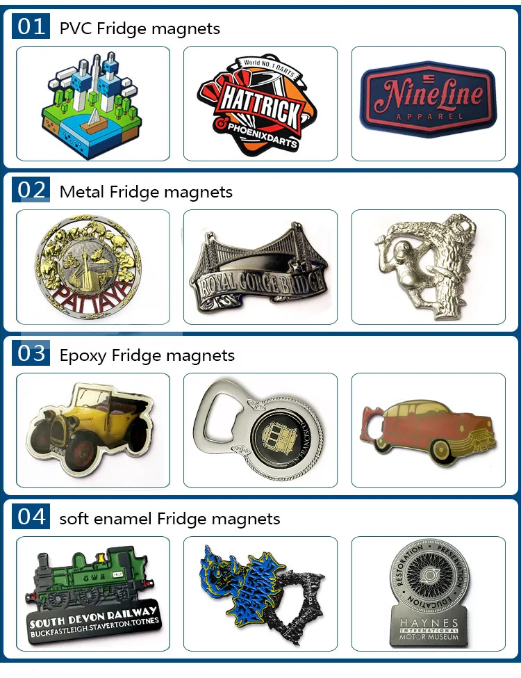 Creative Cartoon Custom Pvc Fridge Magnets Zoo Animal Magnetic Souvenir ...