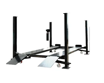 Low Ceiling 4 Post Car Lift With Casters 8000lbs For Garage - Buy Used ...