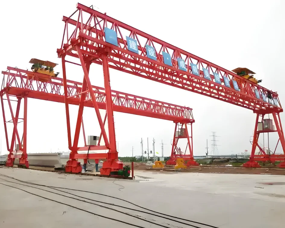 Double Girder Launching Gantry 40-150T for Heavy Prestressed Beam ...